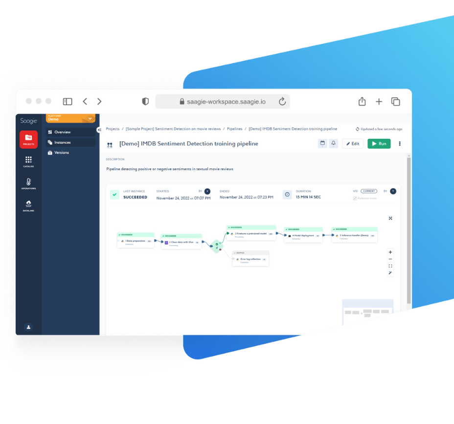 Saagie - Plateforme DataOps pour vos projets data
