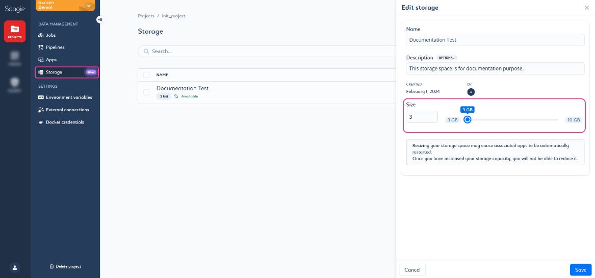 Pipeline, storage and SSO: Saagie 2024.01 - Saagie
